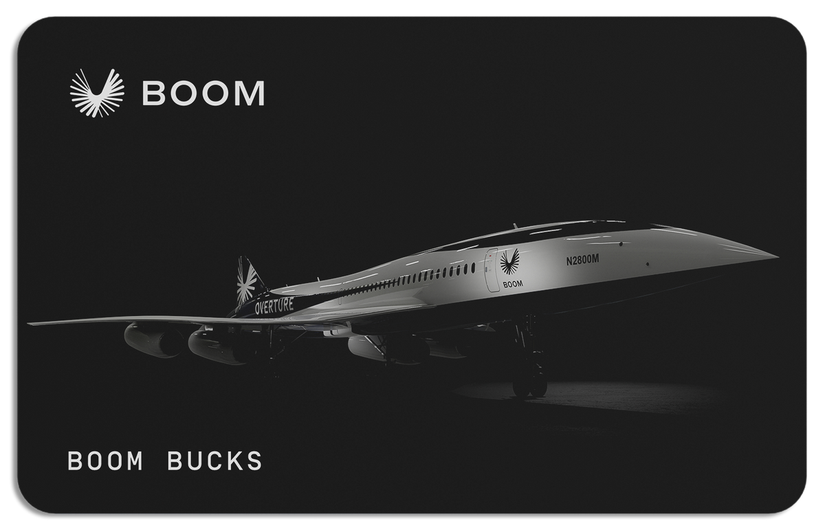 Boom Supersonic Gift Card